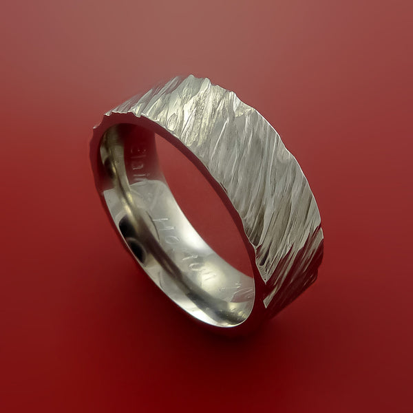 Cobalt Chrome Ring Custom Made Men's Wedding Band – Stonebrook Jewelry